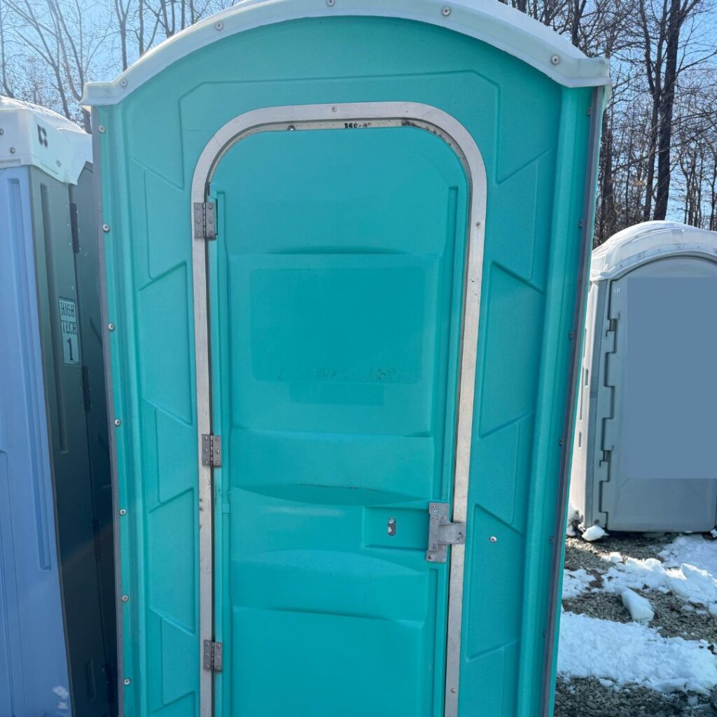 Used Single Construction Portable Toilets - Crapper King