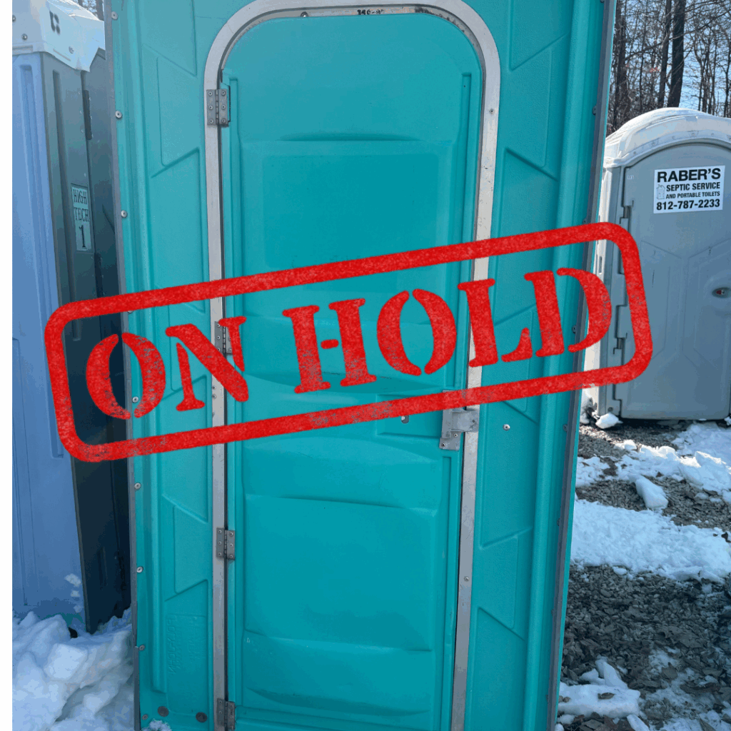 Used Single Construction Portable Toilets - Crapper King