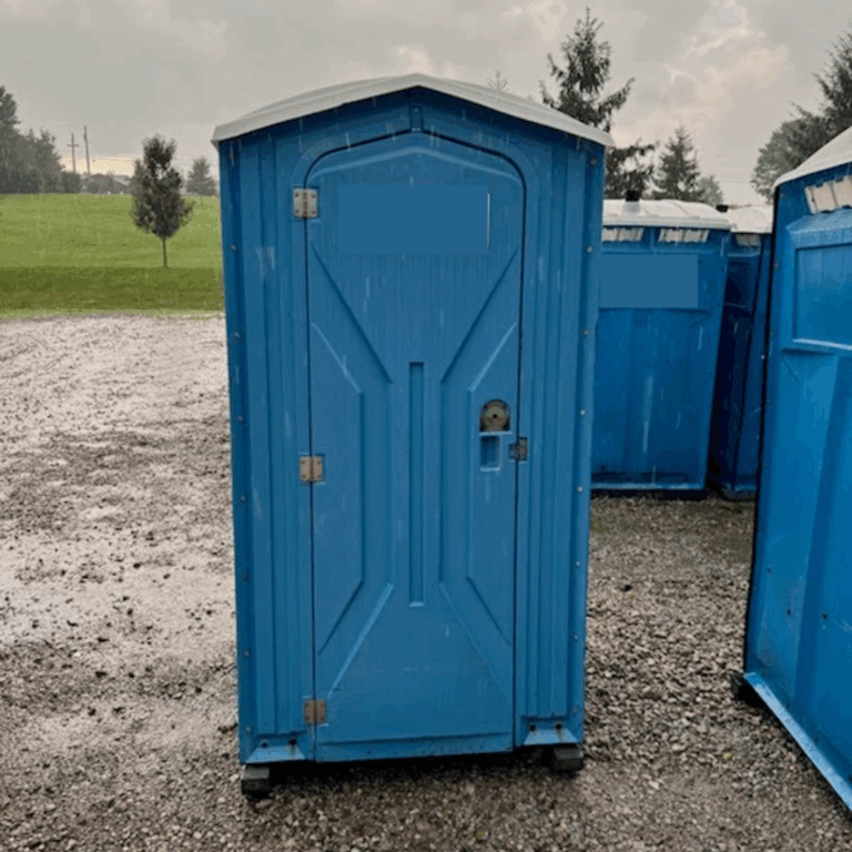 Used Single Construction Portable Toilets - Crapper King