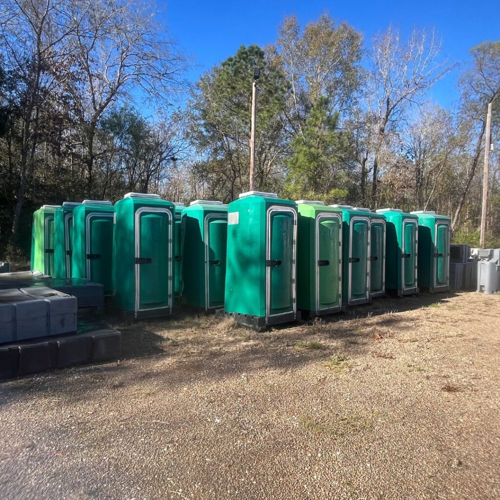 Used Single Construction Portable Toilets - Crapper King