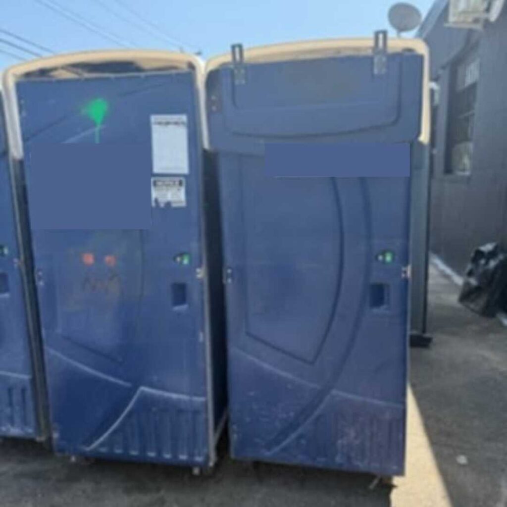 Used Single Construction Portable Toilets - Crapper King